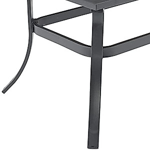 Crosley Furniture KO70350MB-TE Dahlia Outdoor Metal and Wicker 2-Piece Sofa Set (Sofa, Coffee Table), Matte Black with Taupe Cushions