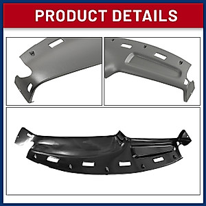 DashSkin Molded Dash Cover Compatible with 1997 Dodge Ram 1500/2500/3500 in Mist Grey - Easy Cracked Dashboard Fix - Made in America