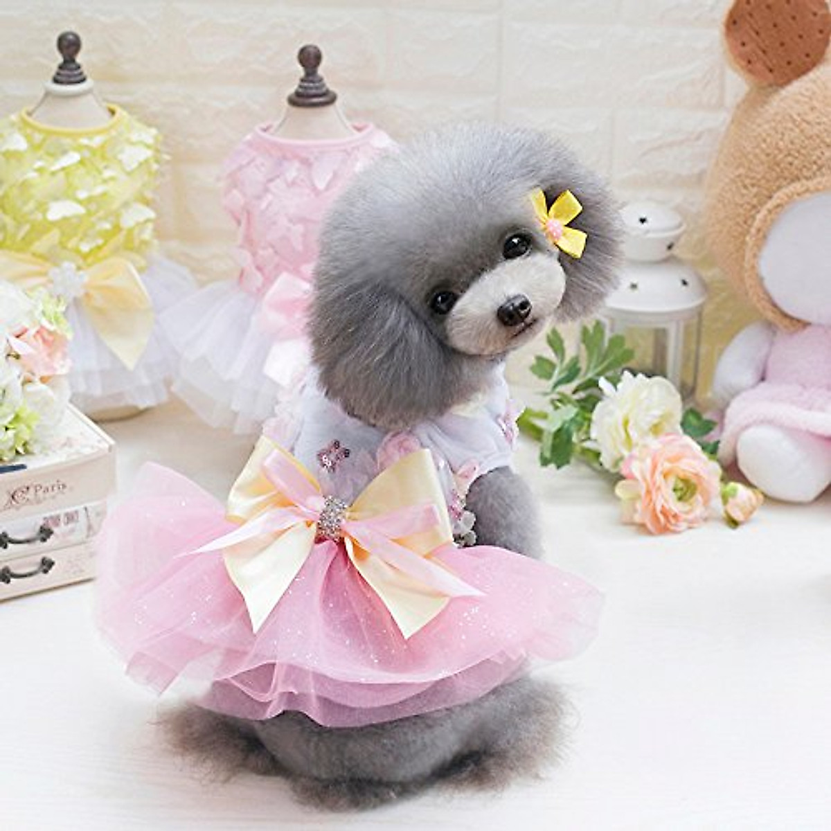 Dress Apparel Medium Small Dog Puppy Skirt for Pet Clothes Boy Girl Puppy Sweater Outfits Apparel for Chihuahua Cold Weather Doggy Sweatshirt