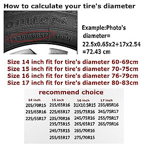 Flamingos Spare Tire Cover Wheel Protectors Weatherproof Wheel Covers Universal Fit for Trailer Rv SUV Truck Camper Travel Accessories 14 Inch in