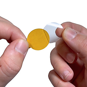 URSA Sticky Circles - Pack of 90 Hypoallergenic Sticky Circles for Lavalier Lapel Mics - 24mm Diameter - Compatible with Tascam Rode Sennheiser Zoom Lav Mics - Mic Clip - Lavalier Stickies