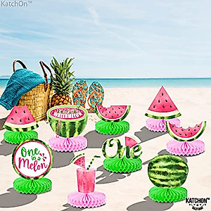 KatchOn, One In A Melon Centerpieces for Tables - 9 Pieces | One In A Melon Party Decorations 1st Birthday, Watermelon Birthday Decorations | Watermelon Party Decorations, Watermelon Table Decorations