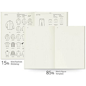 Fashionary Menswear Sketchbook A5