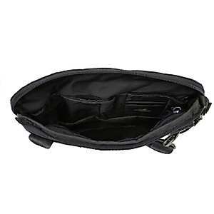 Travelon Anti-Theft Active Small Crossbody Messenger Bag, Black