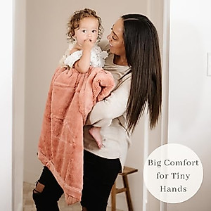 SARANONI Receiving Blankets for Babies Super Soft Boutique Quality Lush Luxury Baby Blanket (Clay, Receiving Blanket 40" x 30")