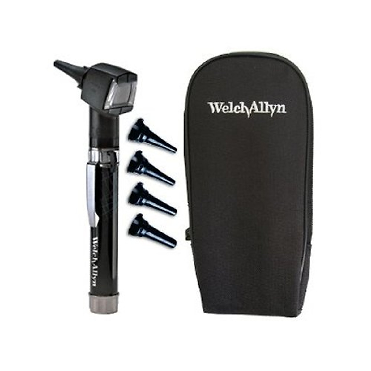 Welch Allyn Diagnostic Otoscope Set - PocketScope Junior with Handle and Soft Case