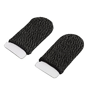 PUSOKEI Mobile Phone Gaming Finger Sleeves, Reusable Gaming Finger Sleeves for Mobile Game Controllers, Touch Screen Game Controller, Gamer Thumb Protector