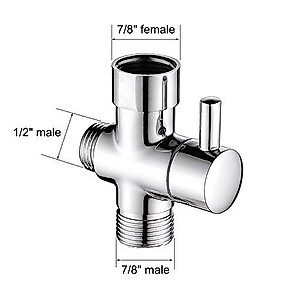 Handheld Bidet Sprayer for Toilet,REWEE White Color Plastic Bidet Attachment for Toilet,Cloth Diaper Bidet Toilet Sprayer