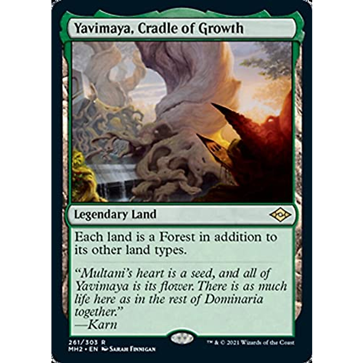 Magic: the Gathering - Yavimaya, Cradle of Growth (261) - Modern Horizons 2