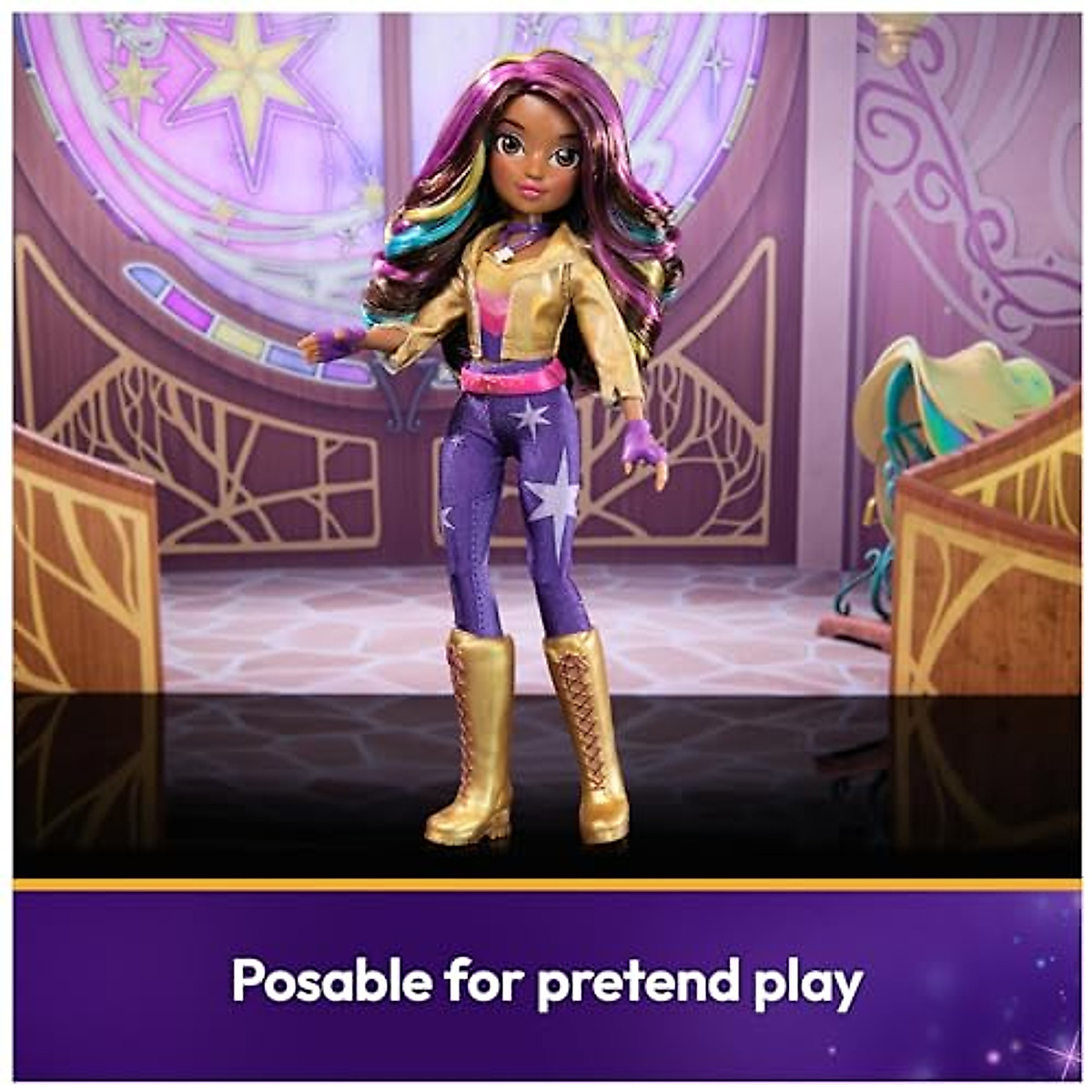 Unicorn Academy, Sophia Doll with 6 Accessories, 9.5”, Dolls & Unicorn Toys for Girls Ages 4 and up