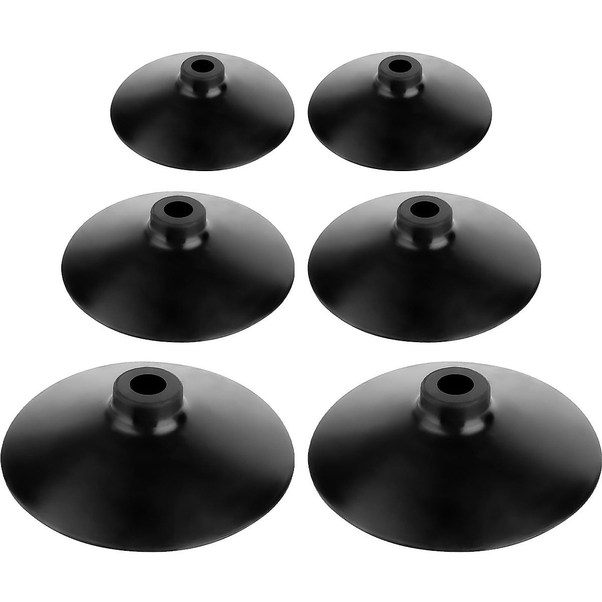 AKA SPORTS GEAR 6 Rubber Bases for Agility Pole | Weave Pole | Socccer Training Pole Base - 3 Pounds Each (6 Bases Only)