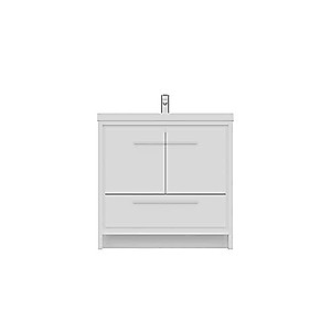 Alya Bath Sortino Bathroom Vanity, White