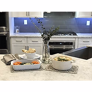 Silicone Trivet Hot Pad 9"x13" (Black)