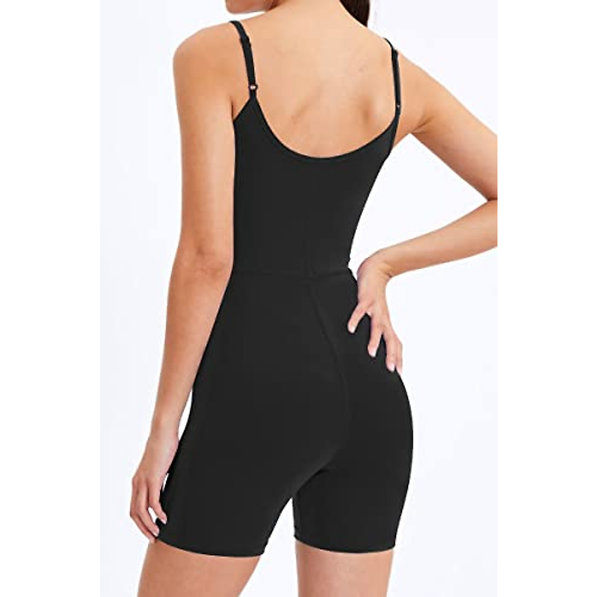 AUTOMET Bodysuits Jumpsuits for Women Sexy Unitard Workout Rompers One Piece Shorts Summer Outfits Soft Gym Yoga Fashion Clothes 2023