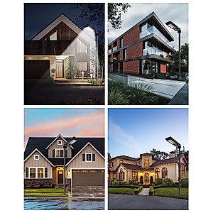 Taoesy 800W Solar Street Lights Outdoor, 60000LM Motion Sensor LED Solar Parking Lot Light Dusk to Dawn, IP65 Waterproof Solar Security Flood Light with Remote Control for Area Lighting, Yard, Garage