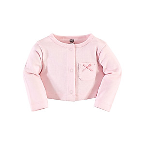 Hudson Baby baby girls Hudson Infant Girl Cotton and Cardigan Set, Easter Eggs, 4 Toddler Casual Dress, Easter Eggs, 3-4T US