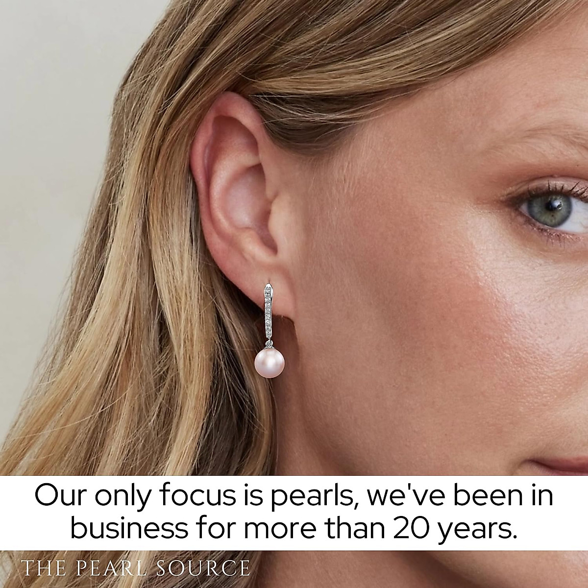 Real Pearl Dangle Earrings for Women with Genuine AAAA Quality Pink Freshwater Cultured Pearls | 14K Gold Plated 925 Sterling Silver Earrings for Women - THE PEARL SOURCE