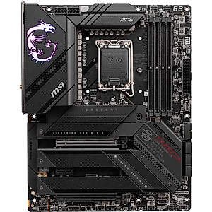 MSI MPG Z790 Carbon WiFi Gaming Motherboard (Supports 12th/13th Gen Intel Processors, LGA 1700, DDR5, PCIe 5.0, M.2, 2.5Gbps LAN, USB 3.2 Gen2, Wi-Fi 6E, ATX)