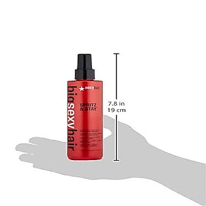 SexyHair Big Spritz & Stay Intense Hold Non-Aerosol Hairspray, 8.5 Oz, Max Hold and Shine, Fast Drying, All Hair Types