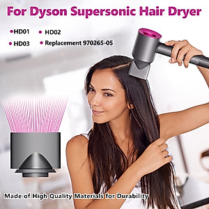 Styling Concentrator Attachment Nozzles for Dyson Supersonic Hairdryer HD01 HD02 HD03 Hair Dryer Tools Accessaries Parts Black