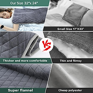 Heating Pad for Back Pain Relief and Cramps, 32"x 24" XXXL Large Heating Pad for Abdomen, Neck, Shoulder, Leg & Knee Pain Relief with 6 Fast Heating Settings, Auto Shut Off, Machine Washable