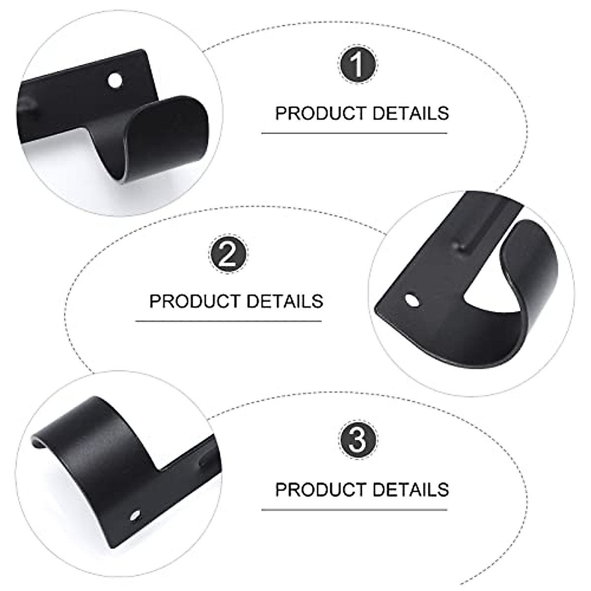 Housoutil Ironing Board Hanger Rack Ironing Board Shelf Storage Hanger Holder for Household