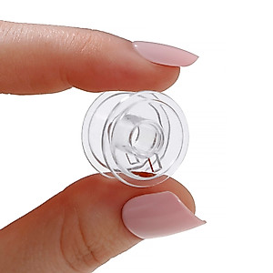 SINGER Bobbins Class 15 Transparent Plastic Bobbins – Replacement Bobbins for Sewing Machine, Sewing Machine Bobbins, Sewing Machine Accessories, 12ct