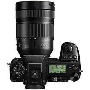 Panasonic LUMIX S1 Full Frame Mirrorless Camera with 24.2MP MOS High Resolution Sensor, 24-105mm F4 L-Mount S Series Lens, 4K HDR Video and 3.2” LCD - DC-S1MK