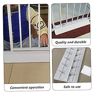 House Walk Stairs Heavy for Plastic Thru Doorways Guardrail Metal Door White Fixator Pet Stairways Part Pedalboard Holder Safety Duty Anti-Kicking Proofing Stairway Board Dog