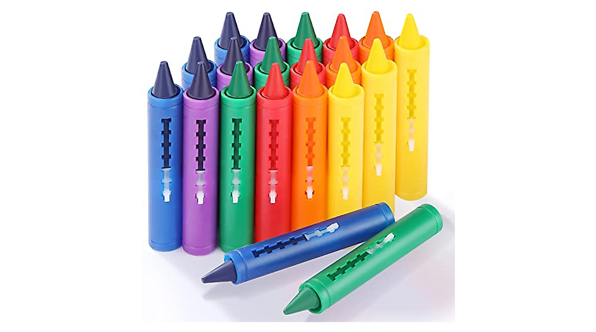 Bath Crayons for Kids – Washable, Non-Toxic Bathtub Markers