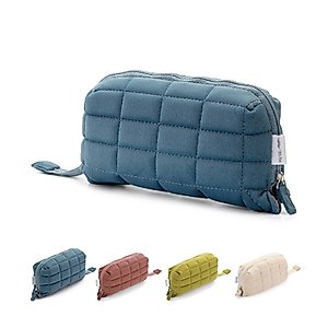 Mr. Pen- Large Capacity Pillow Pencil Case, Blue Pencil Pouch, Pencil Bag, Pen Case, Pen Pouch, Pen Bag, Pencil Pouches, Pencil Bags, School Pencil Case, College Pencil Case, Makeup Pouch