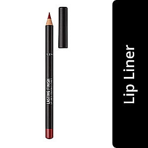 Rimmel Lasting Finish 8HR Soft Lip Liner Pencil - Vibrant, Blendable Formula to Lock Lipstick in Place for 8 Hours - 580 Bitten Red, .04oz