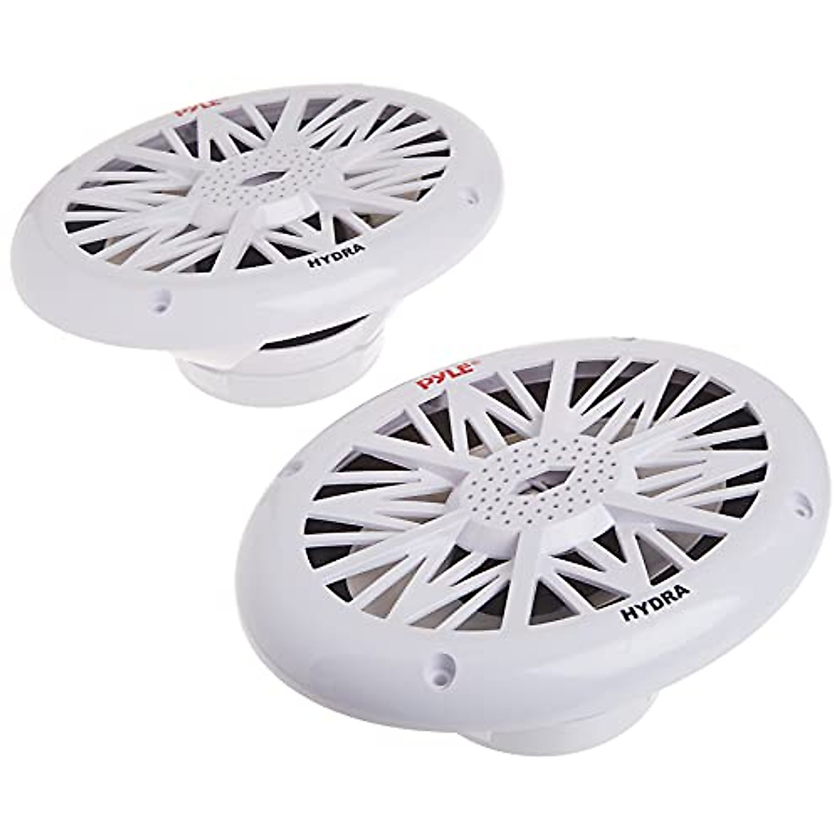 6x9 Inch Dual Marine Speakers - 2 Way Waterproof and Weather Resistant Outdoor Audio Stereo Sound System with 260 Watt Power, Poly Carbon Cone and Cloth Surround - 1 Pair - PLMR692