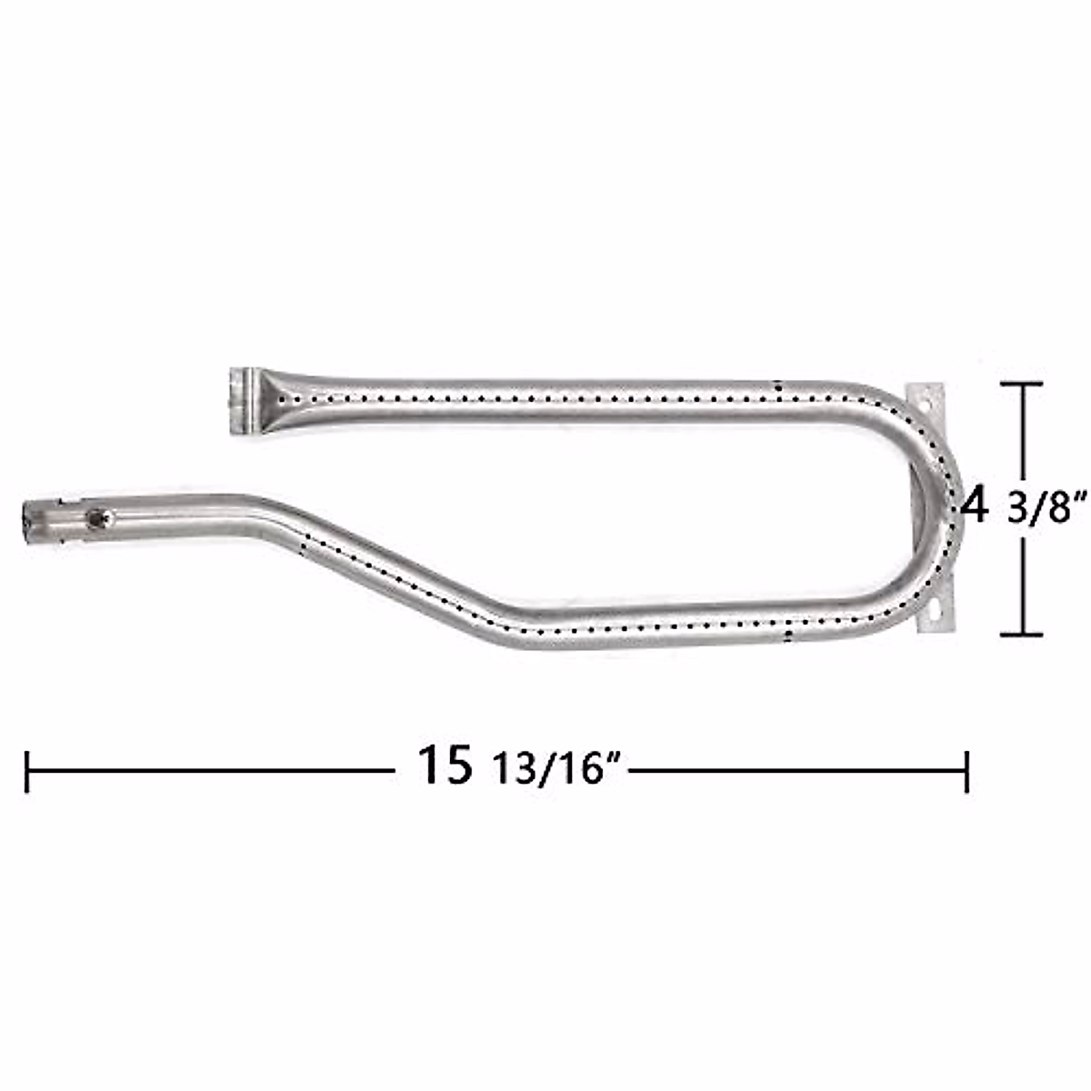 Hongso Gas Grill Repair Kit for Jenn Air 720-0337, 7200337, 720 0337 Grill Replacement Parts,Stainless Steel Burners,Heat Plates Tent Shield Burner Cover(SBC361, SPA231)