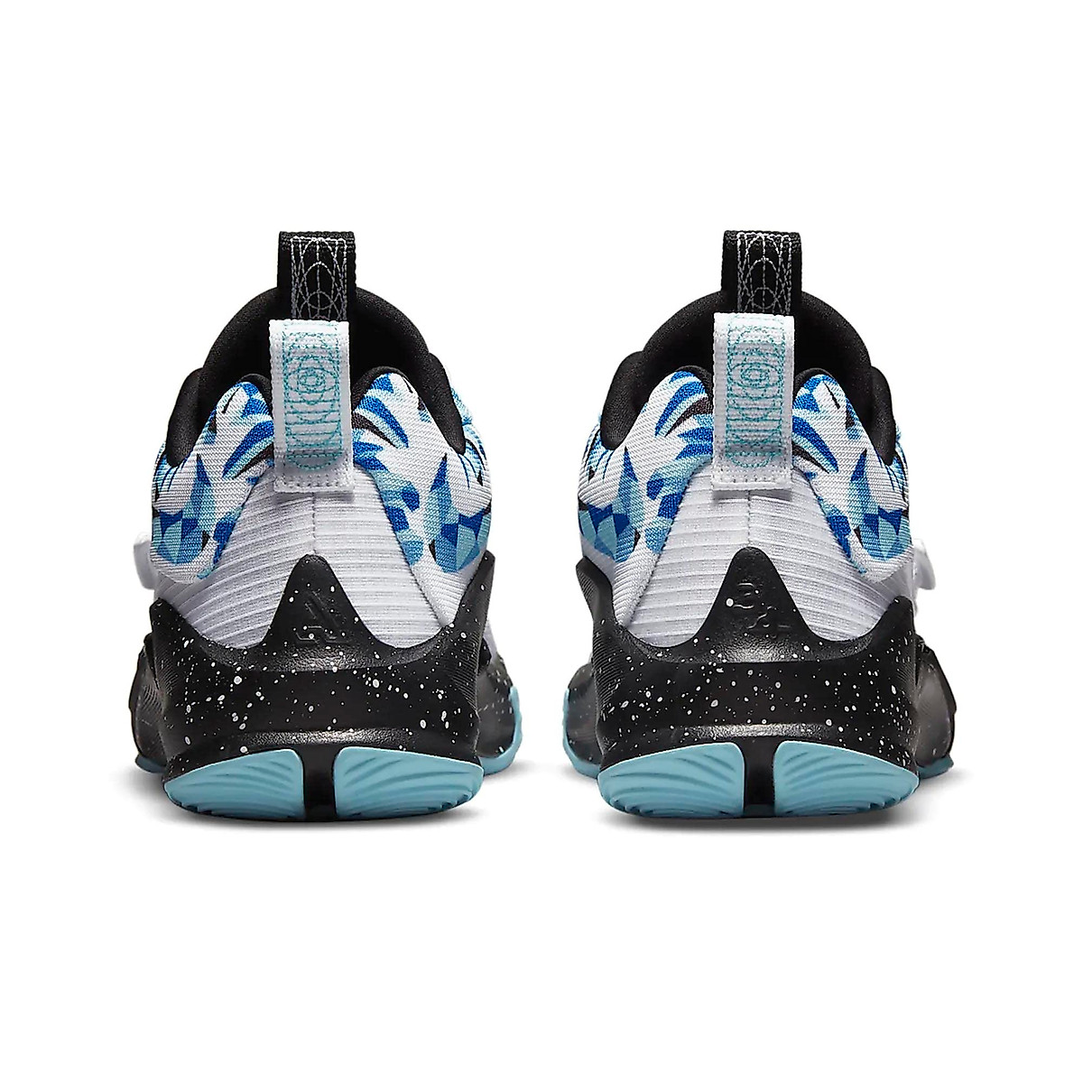 Nike Kid's Freak 3 GS Basketball Shoe, White/Black/Copa, 7 Big Kid