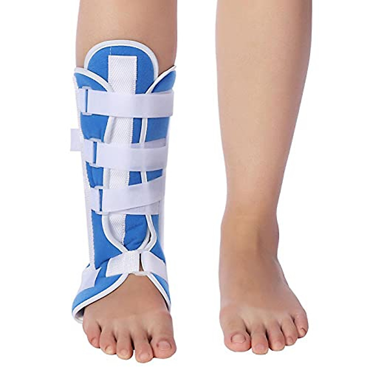 Copper Compression Plantar Fasciitis Night Splint - Foot Drop, Adjustable Ankle Brace, Achilles Tendonitis, Plantar Fasciitis, Stroke Bone Fracture (Large)