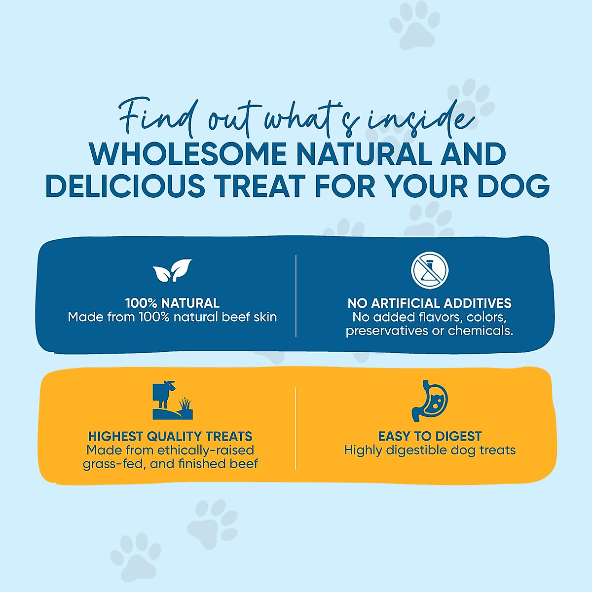 123 Treats 6 Inch Beef Collagen Sticks for Dogs - Rawhide Free Long Lasting Dog Collagen Chew Treats - Collagen Dog Chew Sticks for Large Dogs - 10 Count