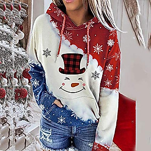 Christmas Shirts Womens Sweaters Lightweight Snowman Novelty Funny Tunic lace Classic Tops Eyelet Embroidery Flap Detail Black Zip up Hoodie Women Sports Bras for Women Tops