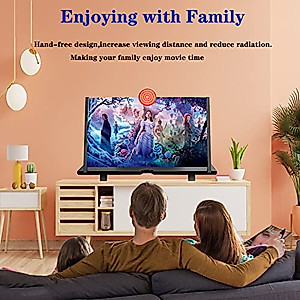 16" Screen Magnifier for Cell Phone -3D Magnifying Projector Screen Enlarger Expander for Movies, Videos, and Gaming – Foldable Phone Stand with Screen Amplifier – Compatible with All Smartphones