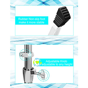 Mr.Power 32 Notes Glockenspiel Bell Kit with 8'' Practice Pad, Adjustable Height Stand, Music Sheet Clip, Glockenspiel Mallets, Drumsticks, and Carrying Bag