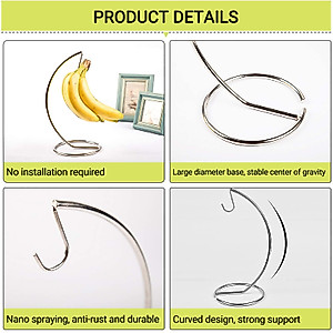 Banana Tree Hanger, Stainless Steel Banana Hanging Bracket Wire Banana Tree Stand,Fruit Bowl For Kitchen Counter, Keep All Your Bananas Fresh