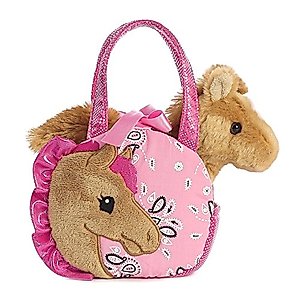 Aurora® Fashionable Fancy Pals™ Pretty Pony Stuffed Animal - On-The-go Companions - Stylish Accessories - Multicolor 5.5 Inches