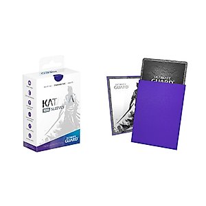 Ultimate Guard Matte Blue Katana Sleeves Standard Size Standard Size 100 ct Card Sleeves Individual Pack