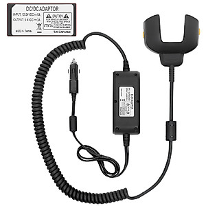 Vehicle Charger Cable for Zebra TC70 TC72 TC75 TC70X TC77 Handheld Computer - Car Quick Charger Cable Compatible with Zebra TC7X PDA Charger Accessories - Replaces CHG-TC7X-CLA1-01