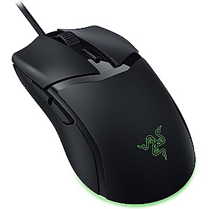 Razer Cobra Wired Gaming Mouse: 58g Lightweight Design - Gen-3 Optical Switches - Chroma RGB Lighting with Underglow - Precise 8500 DPI Optical Sensor - 100% PTFE Mouse Feet - Speedflex Cable - Black