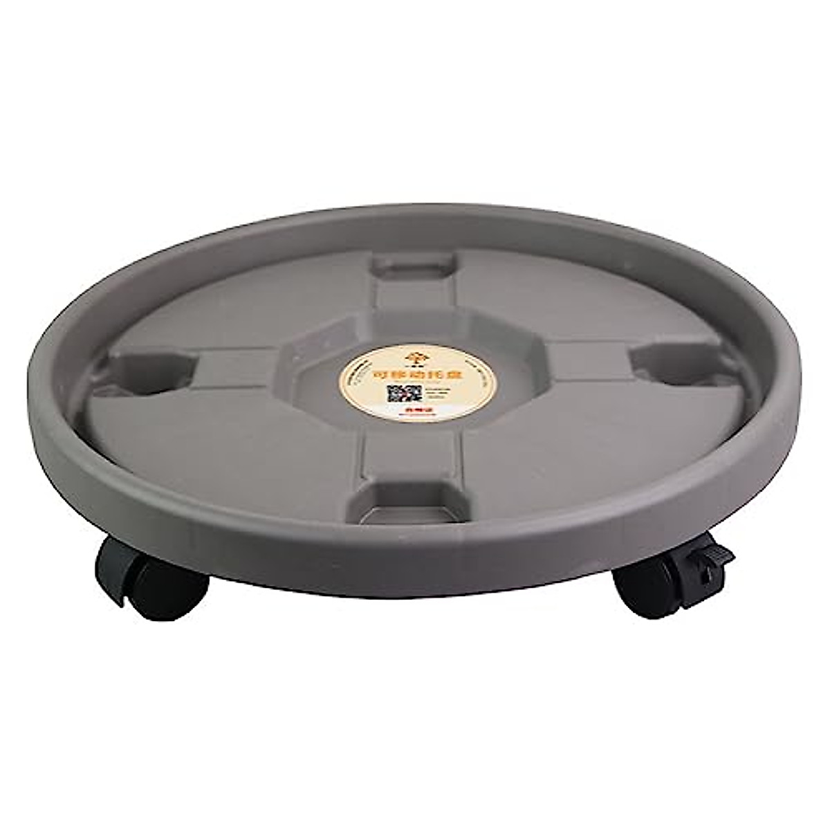 Bafnsiji Plant Caddy with Wheels, Heavy Duty Plant Caddy, Flower Pot Mover for Garden, Plant Pallet with Brake Castor Wheels, 45 KG Load-Bearing Capacity,A