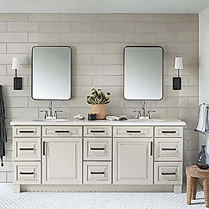 HOMELODY Centerset Bathroom Faucet 4 Inch, 2 Handles Bathroom Sink Faucet,360° Swivel Spout Lavatory Faucet with Pop Up Drain,Chrome