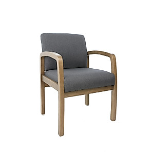 Boss Office Products Chairs Guest Seating, Slate Grey