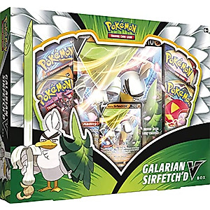 Pokemon TCG: Galarian Sirfetch'd V Box, Multicolor