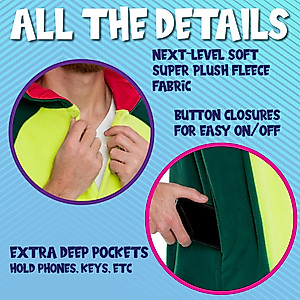 Funziez! Dinosaur Costume - Trex Cosplay - Reptile One Piece Pajama (Green Dinosaur, XL)